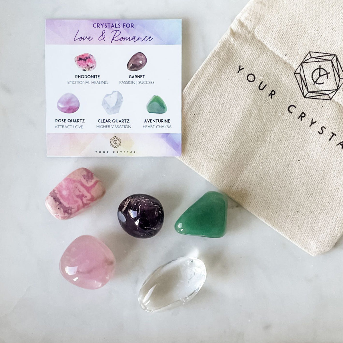LOVE & ROMANCE Crystal Set | Your Crystal Australia